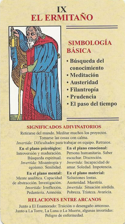 Guía básica de tarot. Los arcanos mayores: El ermitaño – Audiolibros fem ♥